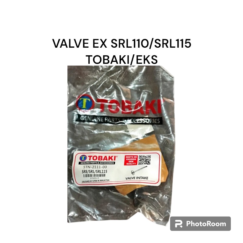 VALVE EX SRL110/SRL115 TOBAKI/EKS – QY Kini Motorjaya