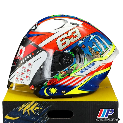 HELMET KYT NFJ MERDEKA 63 XXL – QY Kini Motorjaya