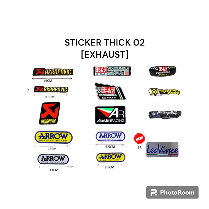 STICKER THICK 02 [EXHAUST] – QY Kini Motorjaya